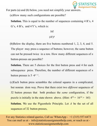 Pay For Statistics Assignment | PPTX