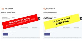 Pay identity - One Identity, Use Anywhere | PDF