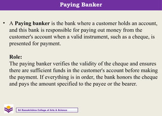Paying and Collecting Banker and their relationship.ppt