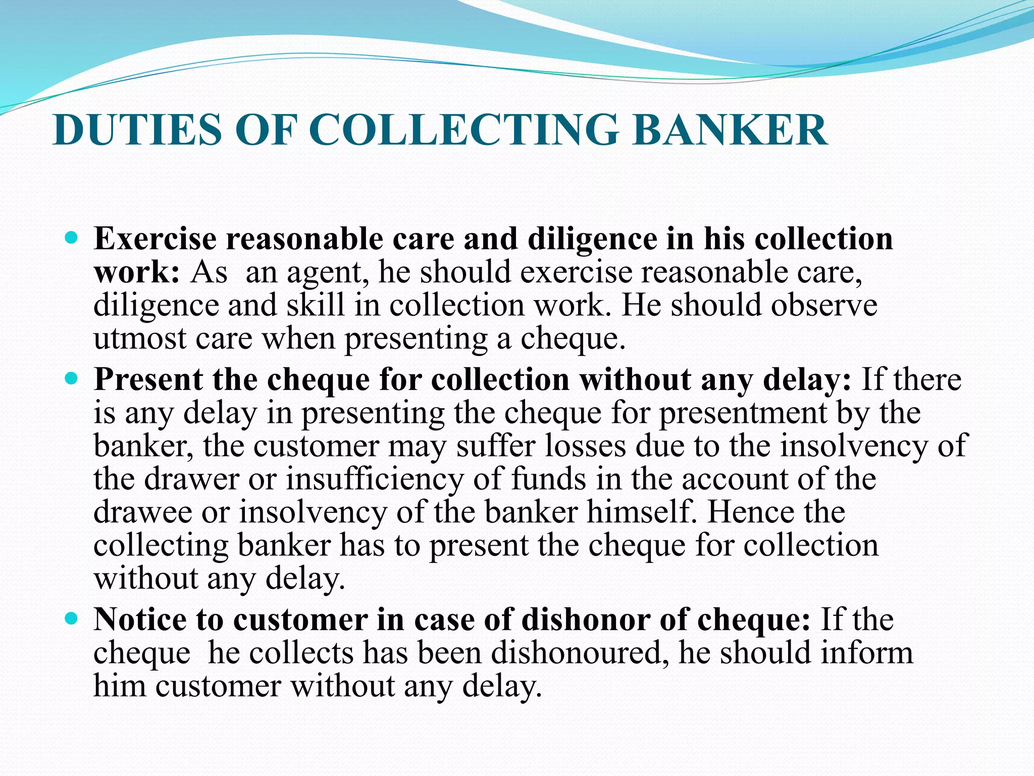Paying banker and collecting banker | PPTX Paying banker and collecting banker | PPTX