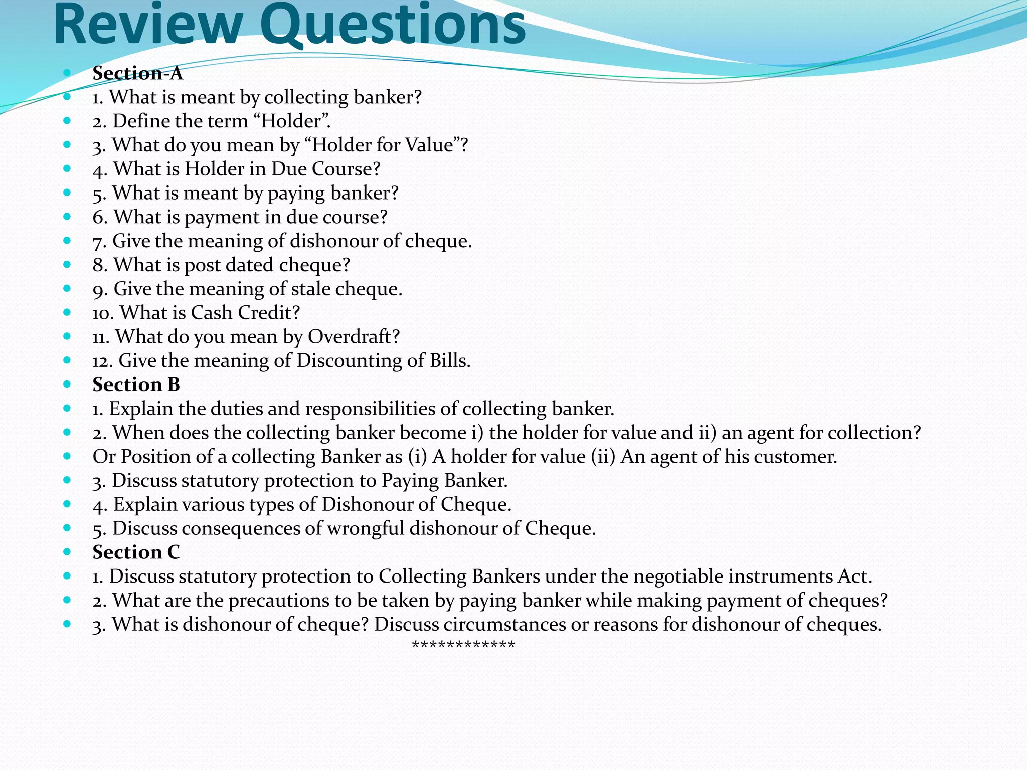 Paying banker and collecting banker | PPTX