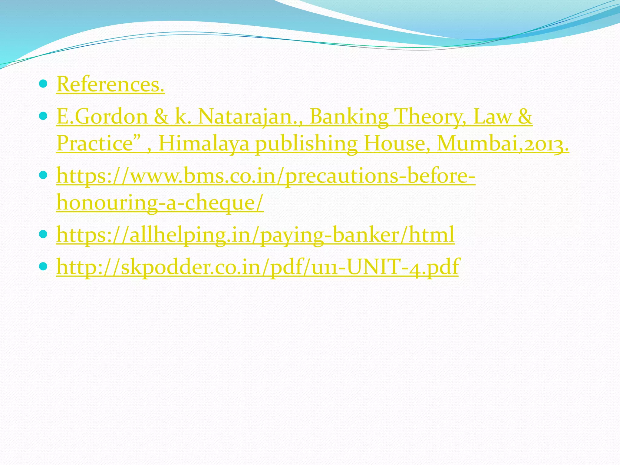 Paying banker and collecting banker | PPTX