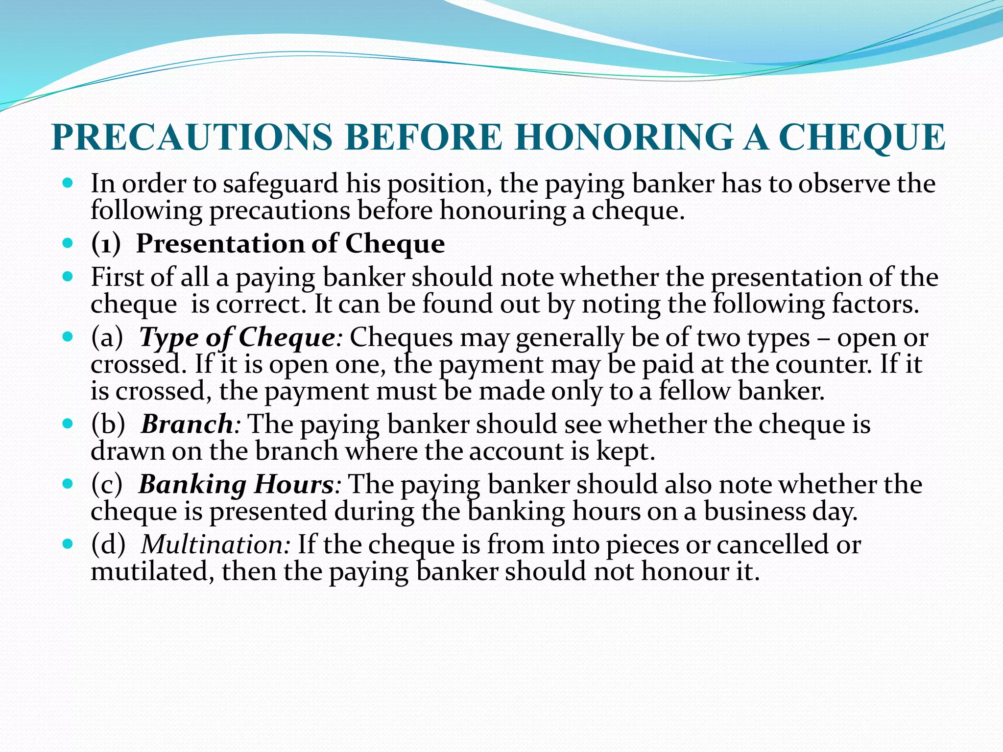 Paying banker and collecting banker | PPTX