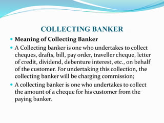 Paying banker and collecting banker | PPTX