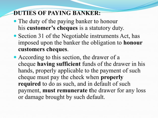 Paying banker and collecting banker | PPTX