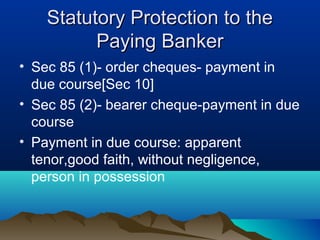 Paying banker and collecting banker b.v.raghunandan-chapter 6 | PPT