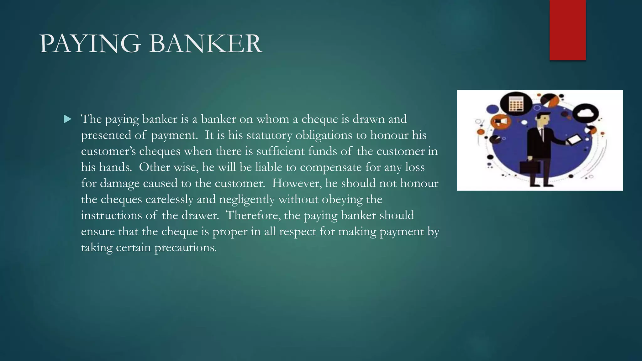 Paying banker and its duties | PPTX
