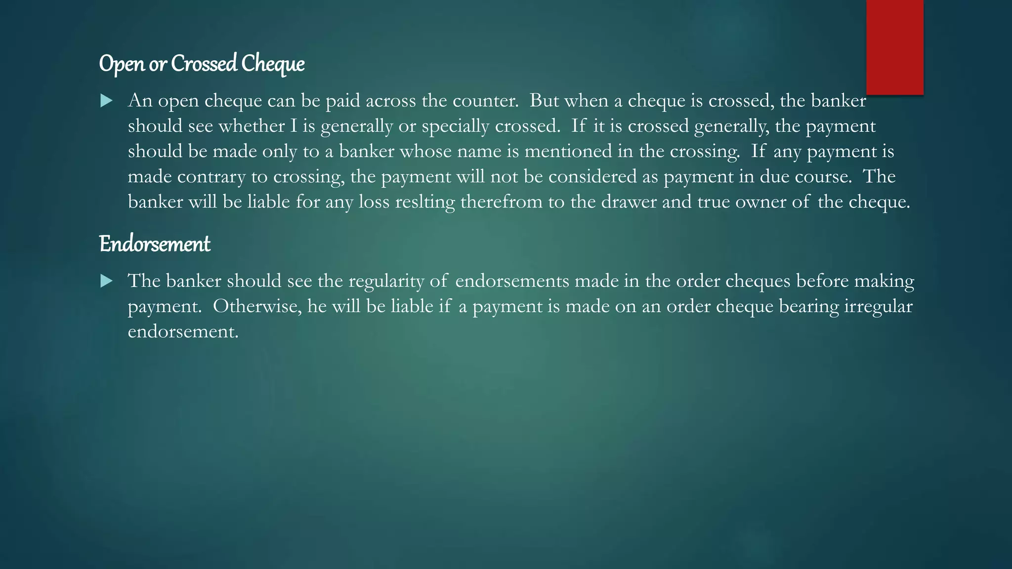 Paying banker and its duties | PPTX