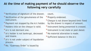 In banking Paying Banker and Collecting Banker | PPTX