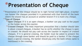 In banking Paying Banker and Collecting Banker | PPTX