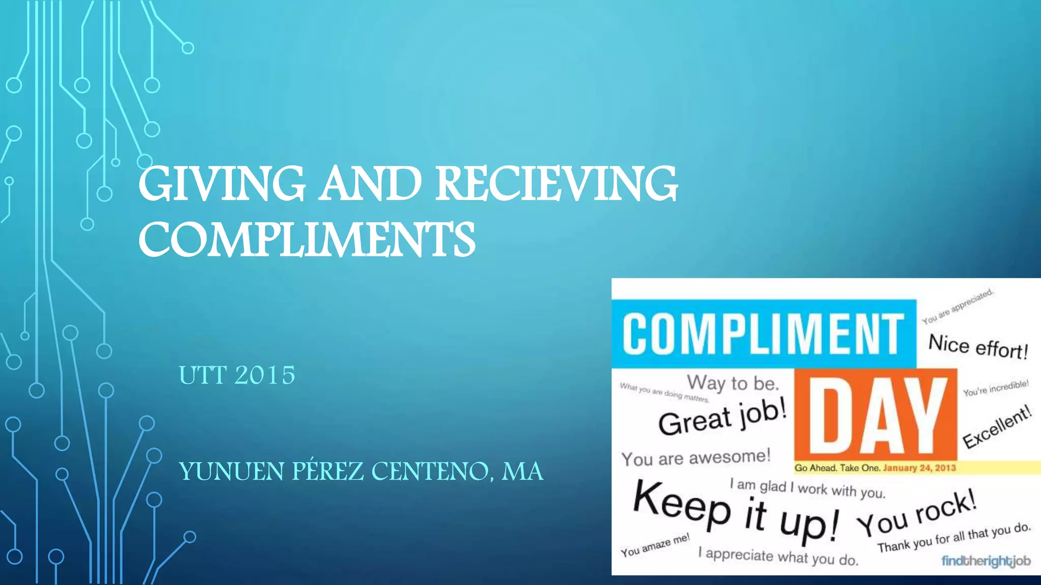 Paying compliments | PPTX