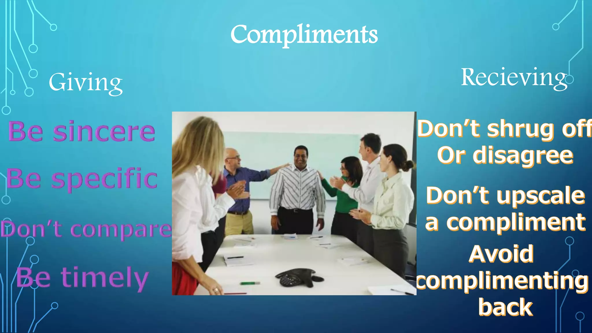 Paying compliments | PPTX