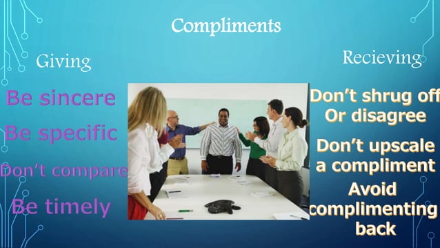 Paying compliments | PPTX