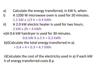 Paying For Electricity | PPT