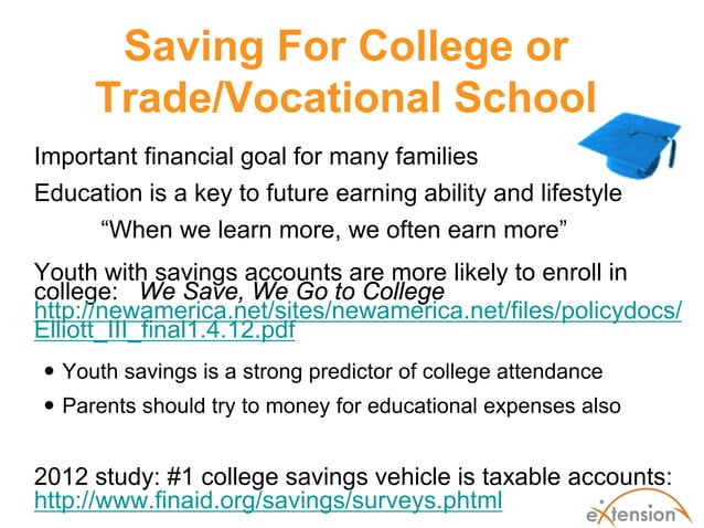 Paying for Post-Secondary Education Expenses | PDF