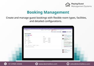 Paying Guest Management System In odoo #odoo18 | PPT