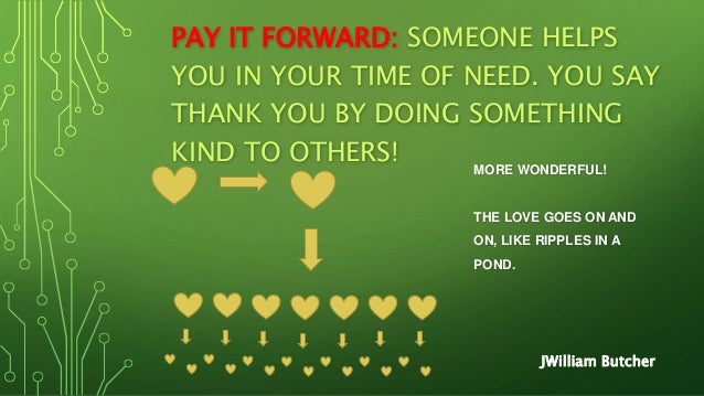 Pay It Forward