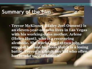 Pay it forward movie analysis | PPT