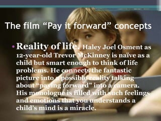 Pay It Forward Movie Quotes Trevor