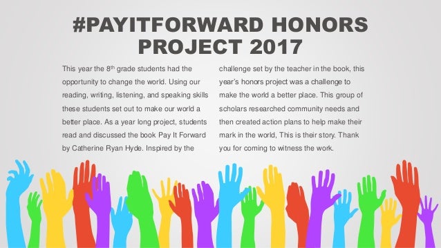 Work Pay It Forward Ideas
