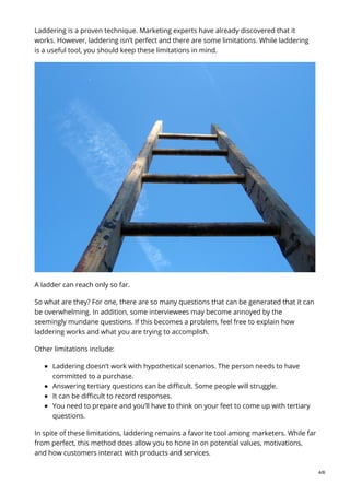 How to Use Laddering to Find and Boost Customer Value - PayKickstart | PDF