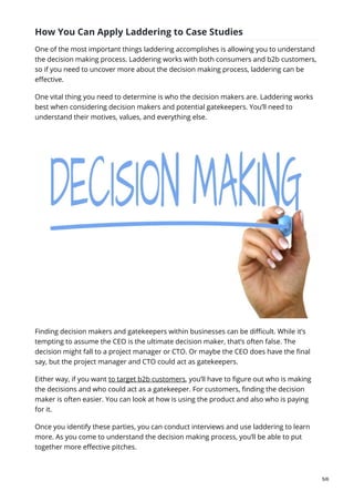 How to Use Laddering to Find and Boost Customer Value - PayKickstart | PDF