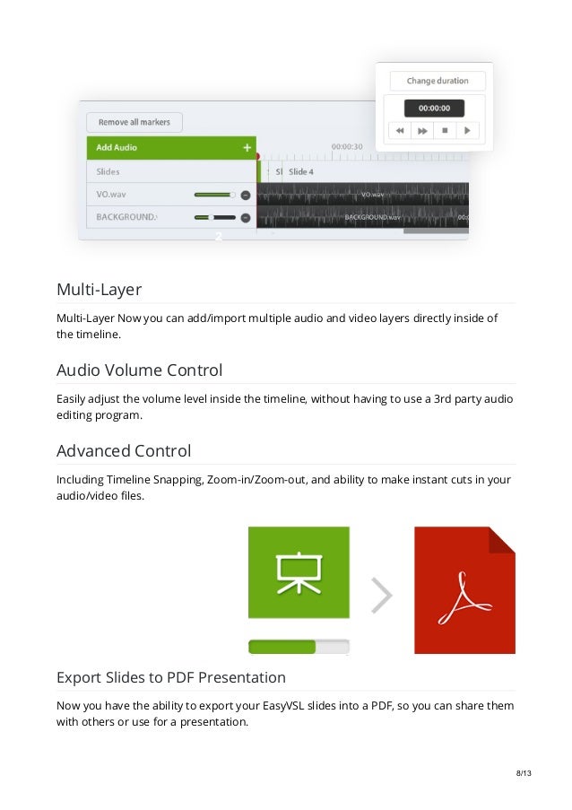 how to make audio video presentation