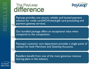 Pay Leap Reseller Partnership | PPT