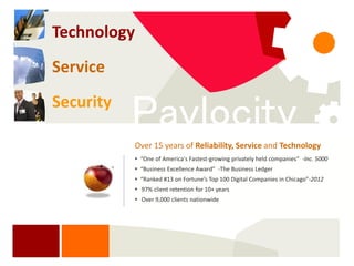 Paylocity - A Different Solution | PPT
