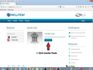 Paylution Transfer Funds | PPTX