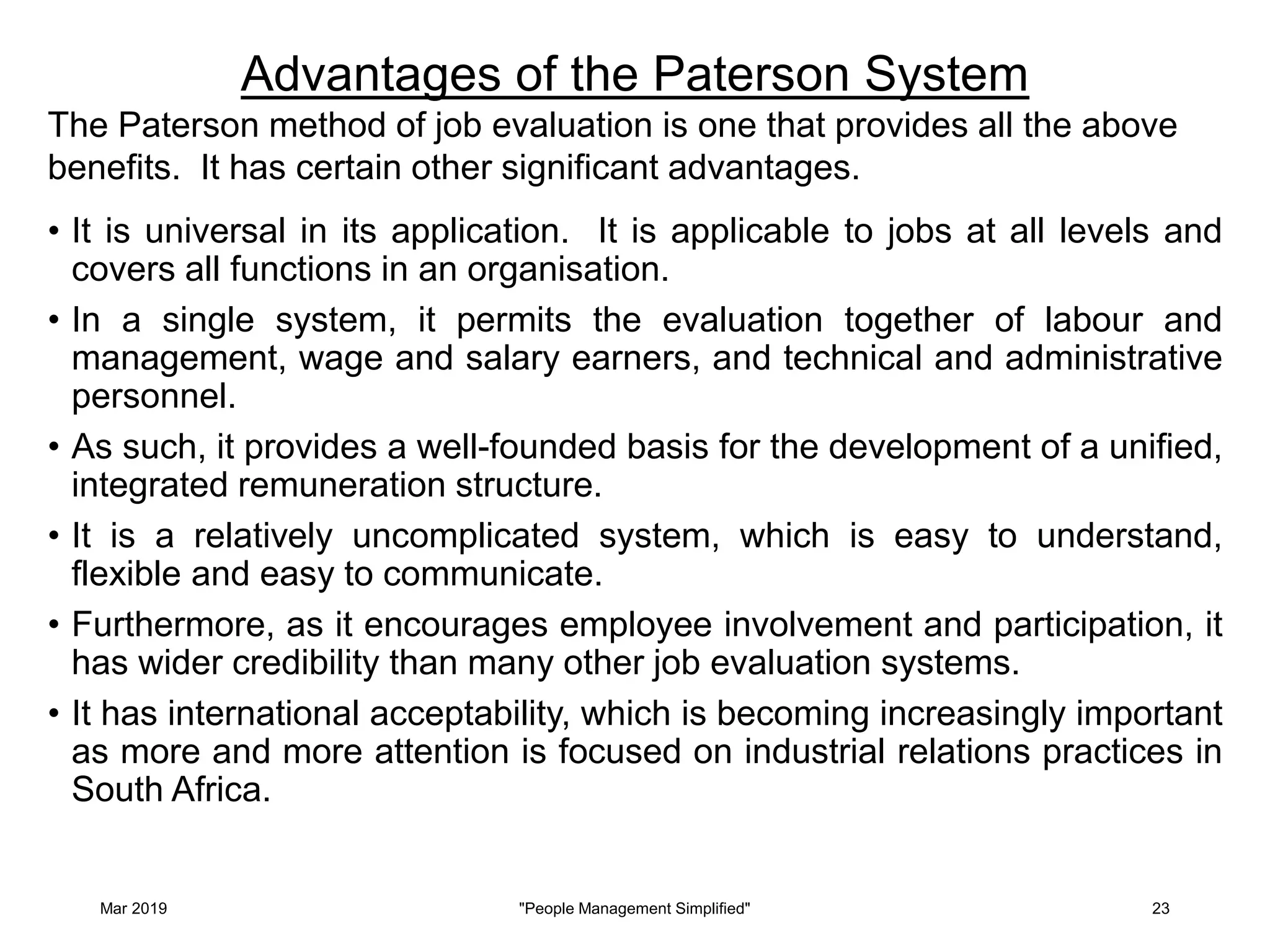 All you need to know about implementing the Paterson Job Grading system ...