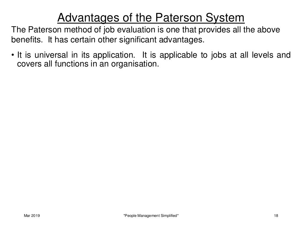 All you need to know about implementing the Paterson Job Grading syst…