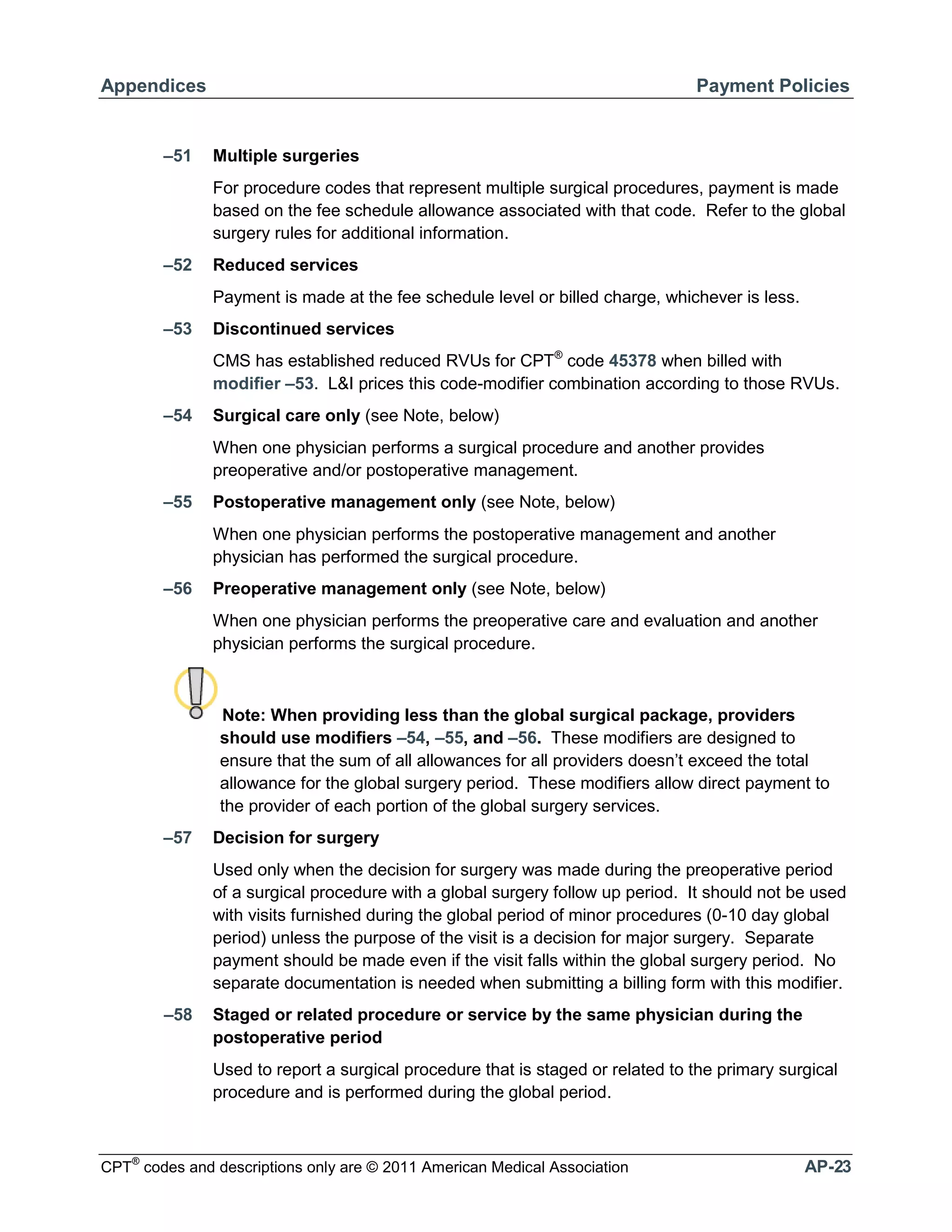 Payment affect modifier and how | PDF