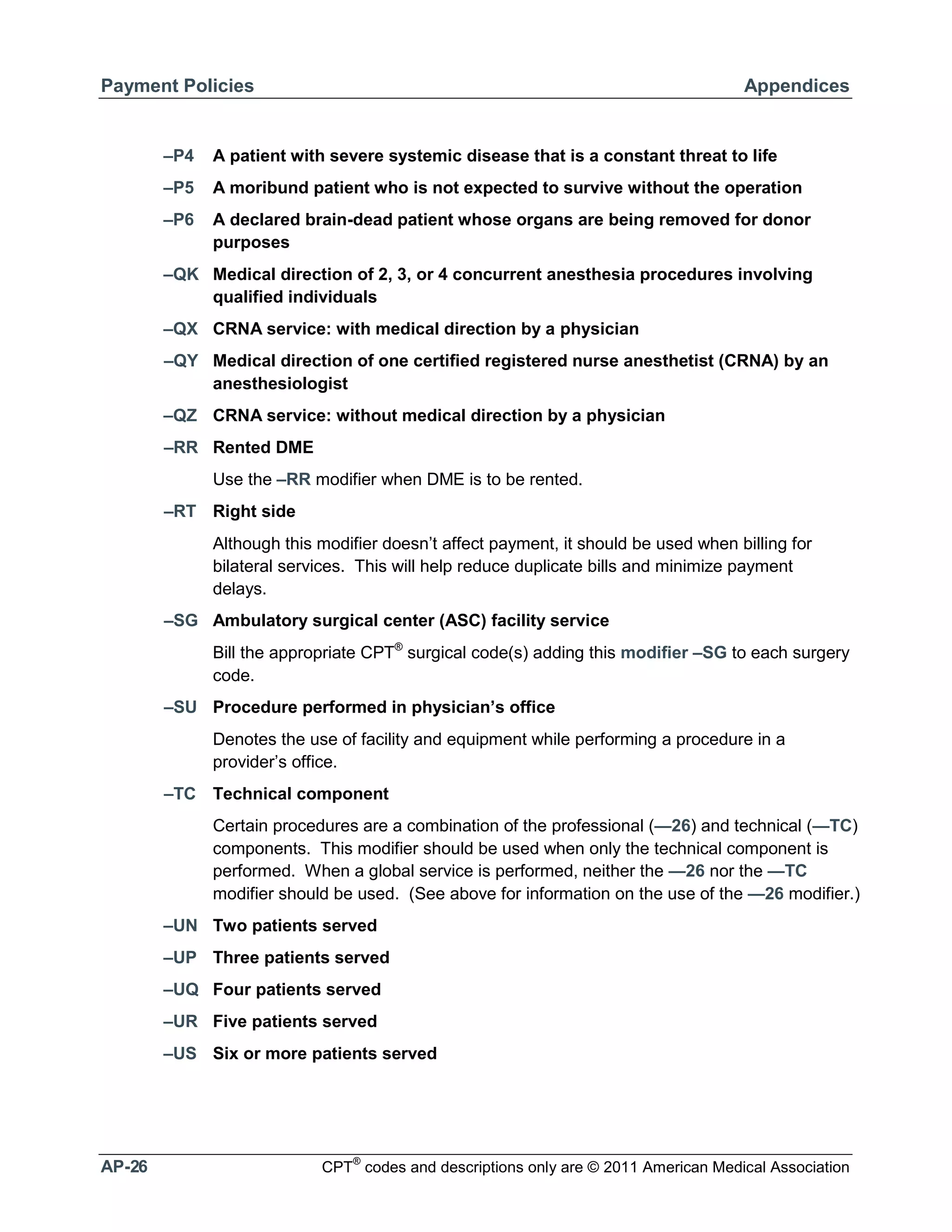 Payment affect modifier and how | PDF