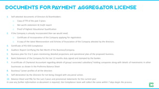 Payment aggregator registration guide | PDF
