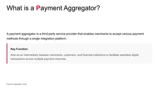 What Is a Payment Aggregator in the UAE? Key Features & Types | PPTX