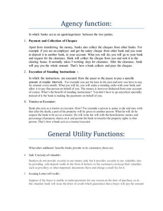 Agency function and General Utility Functions | DOCX