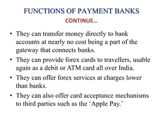 Payment bank ppt | PPTX