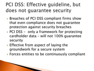Payment card industry data security standard | PPT