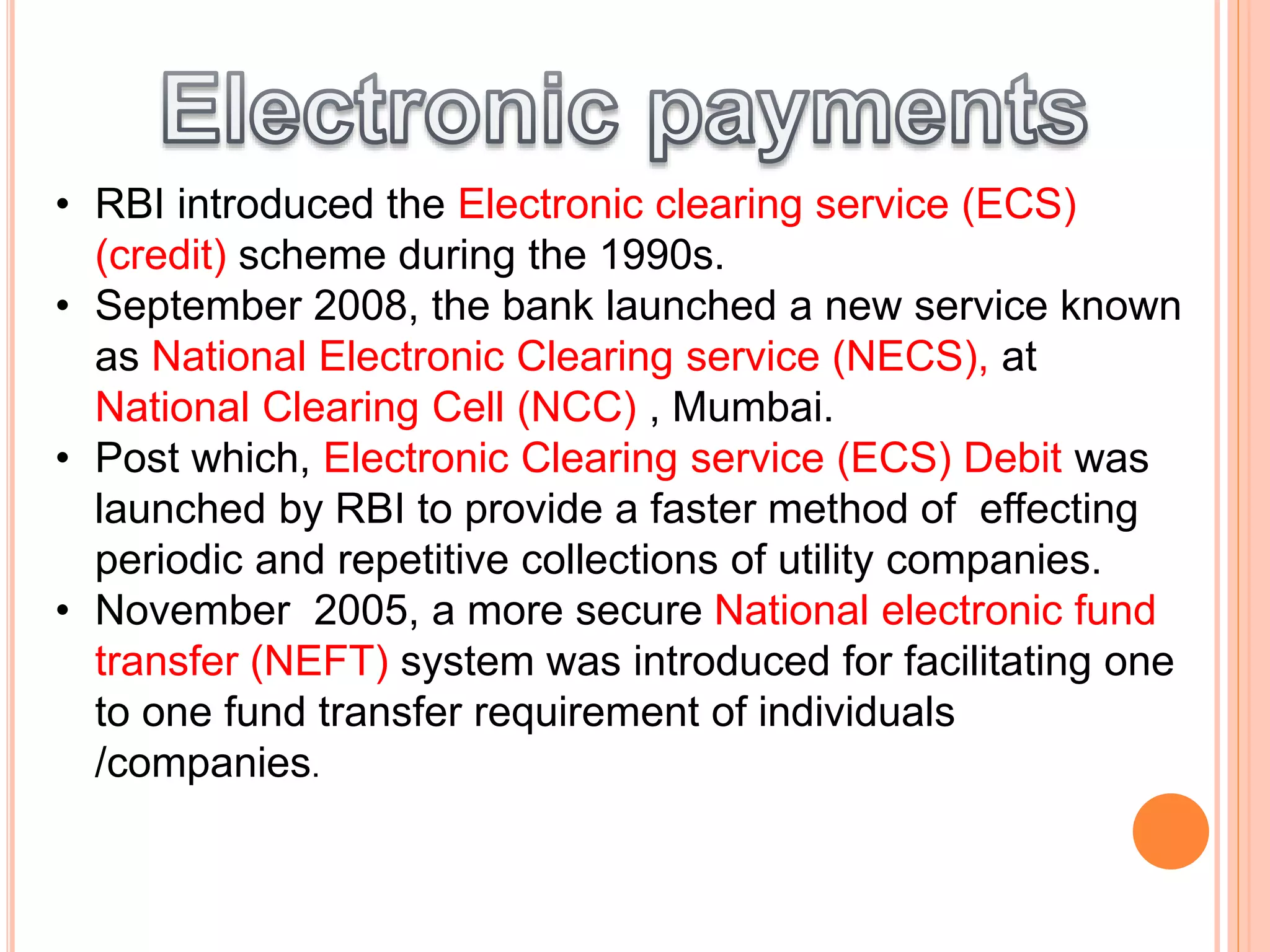 Payment clearing service | PPTX