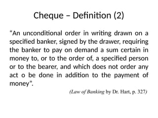 Payment & Collection of Bank Cheques In Pakistan | PPTX