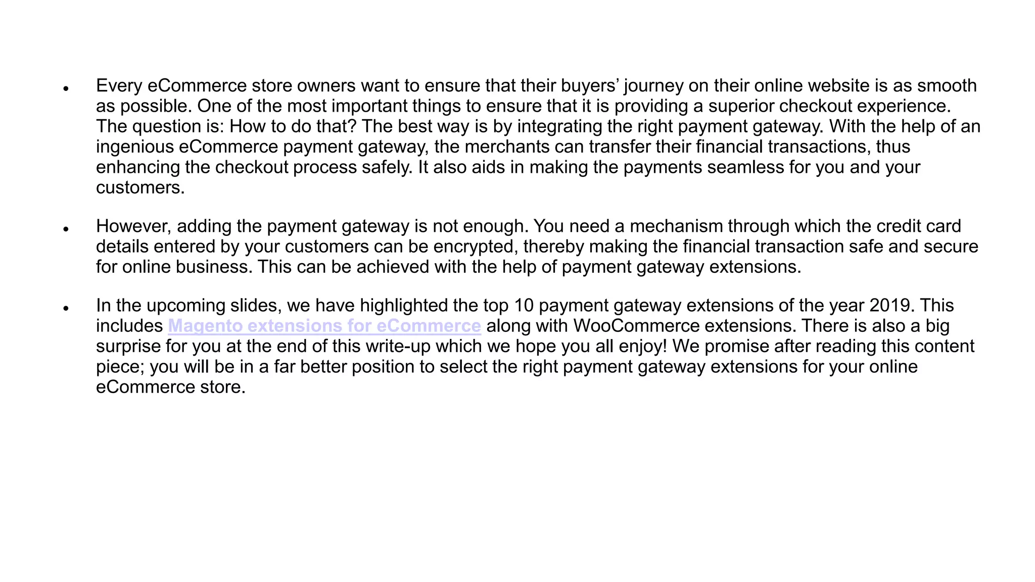 Payment extensions | PPT Payment extensions | PPT