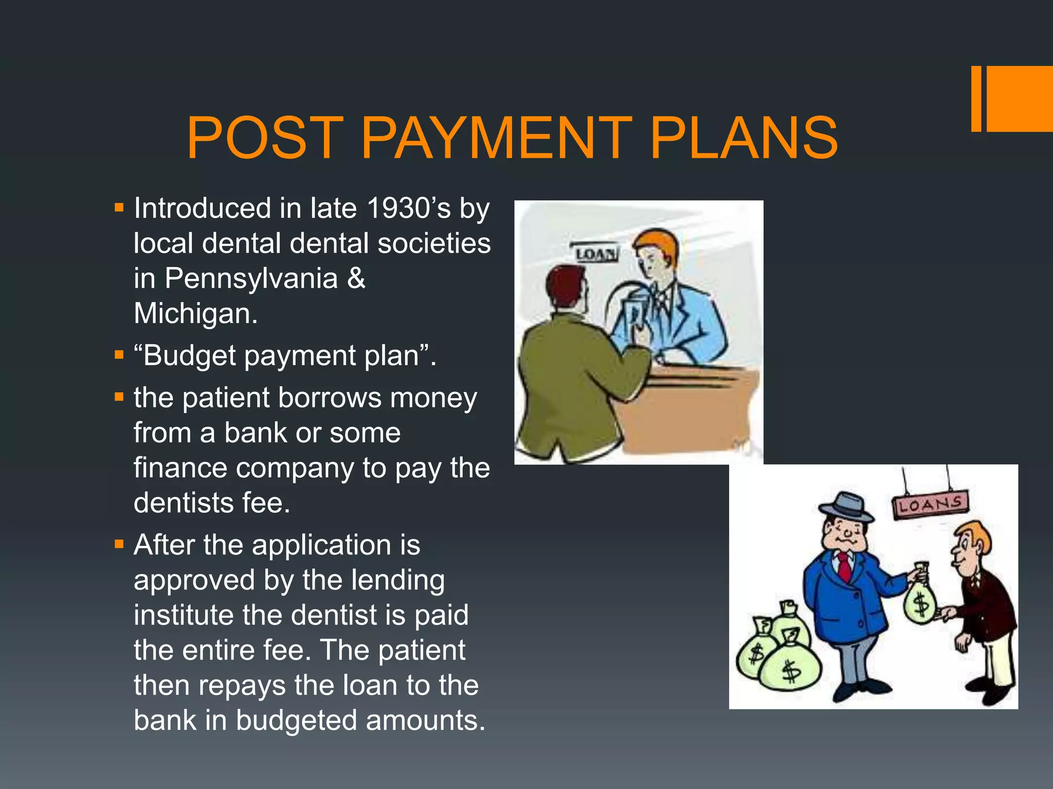 Payment for dental care | PPTX