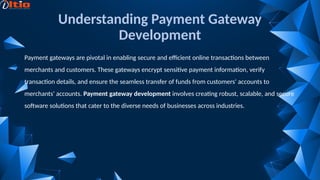 Payment Gateway Development Company - ITIO Innovex | PPT
