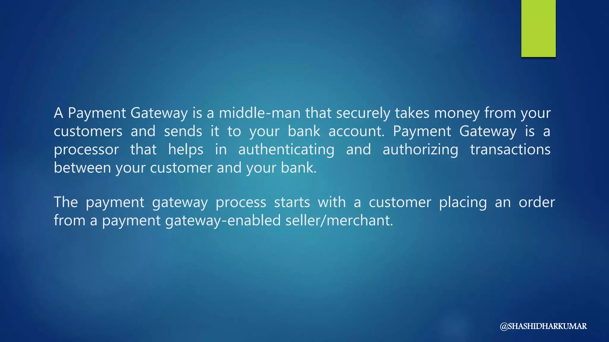 How Payment Gateway Process Works Pptx