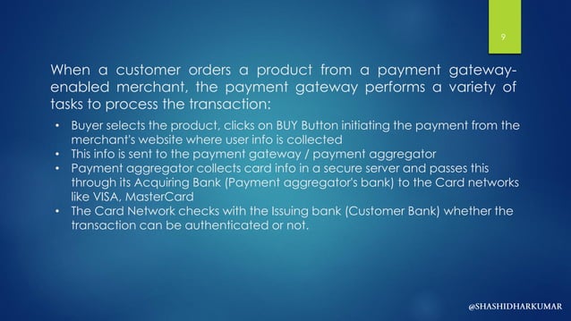 How Payment Gateway Process Works Ppt