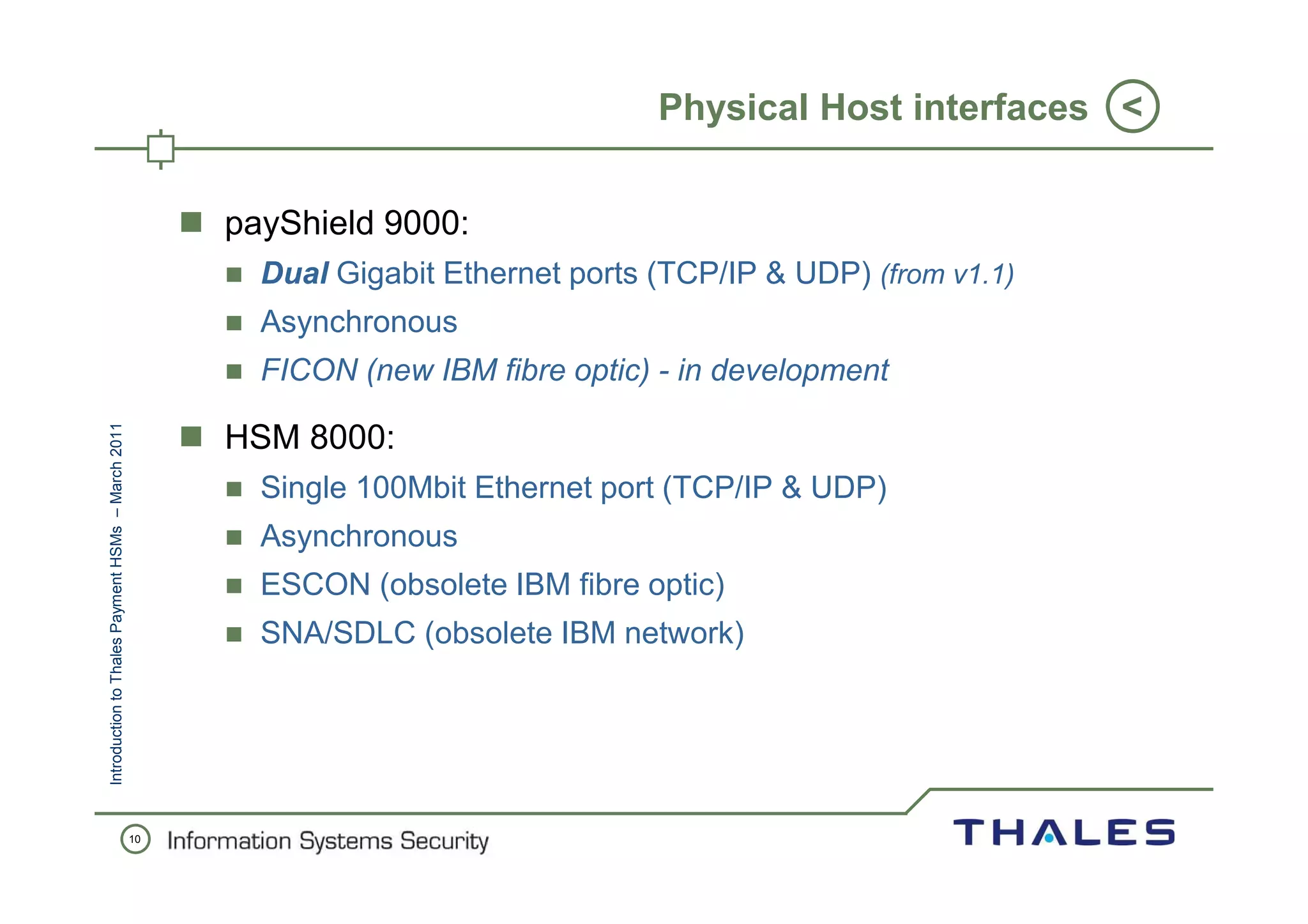 Payment Hsm Payshield9000 | PDF
