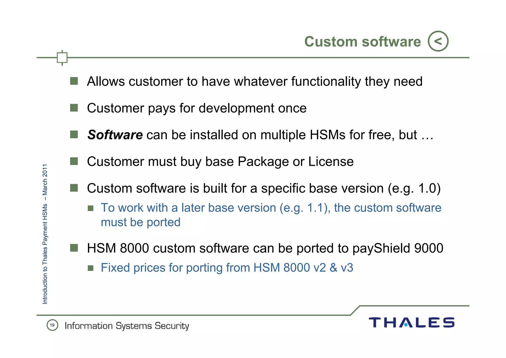 Payment Hsm Payshield9000 | PDF