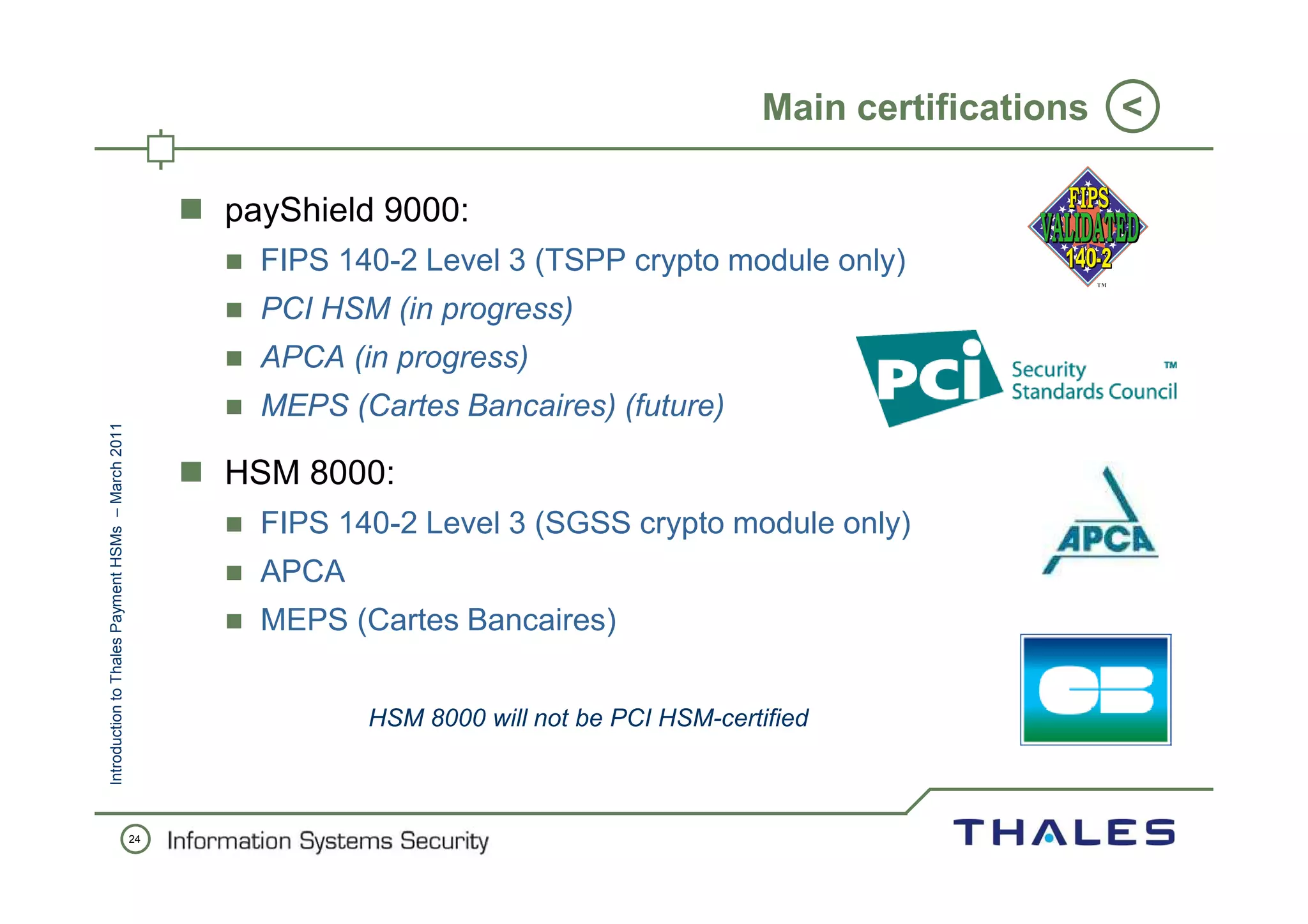 Payment Hsm Payshield9000 | PDF