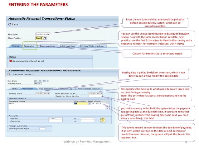Payment management in SAP | PPTX
